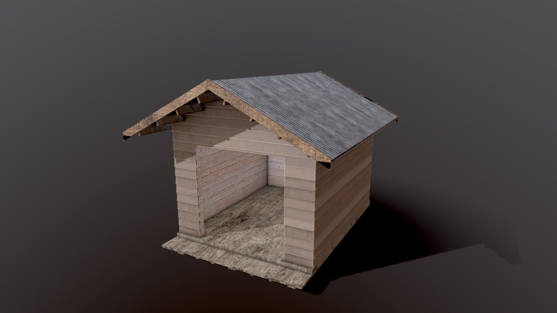 World War 2 Ammo StorageShed - 3D model by CurvePointStudios [8457f31 ...