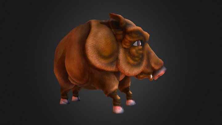 Peccary 3D models - Sketchfab