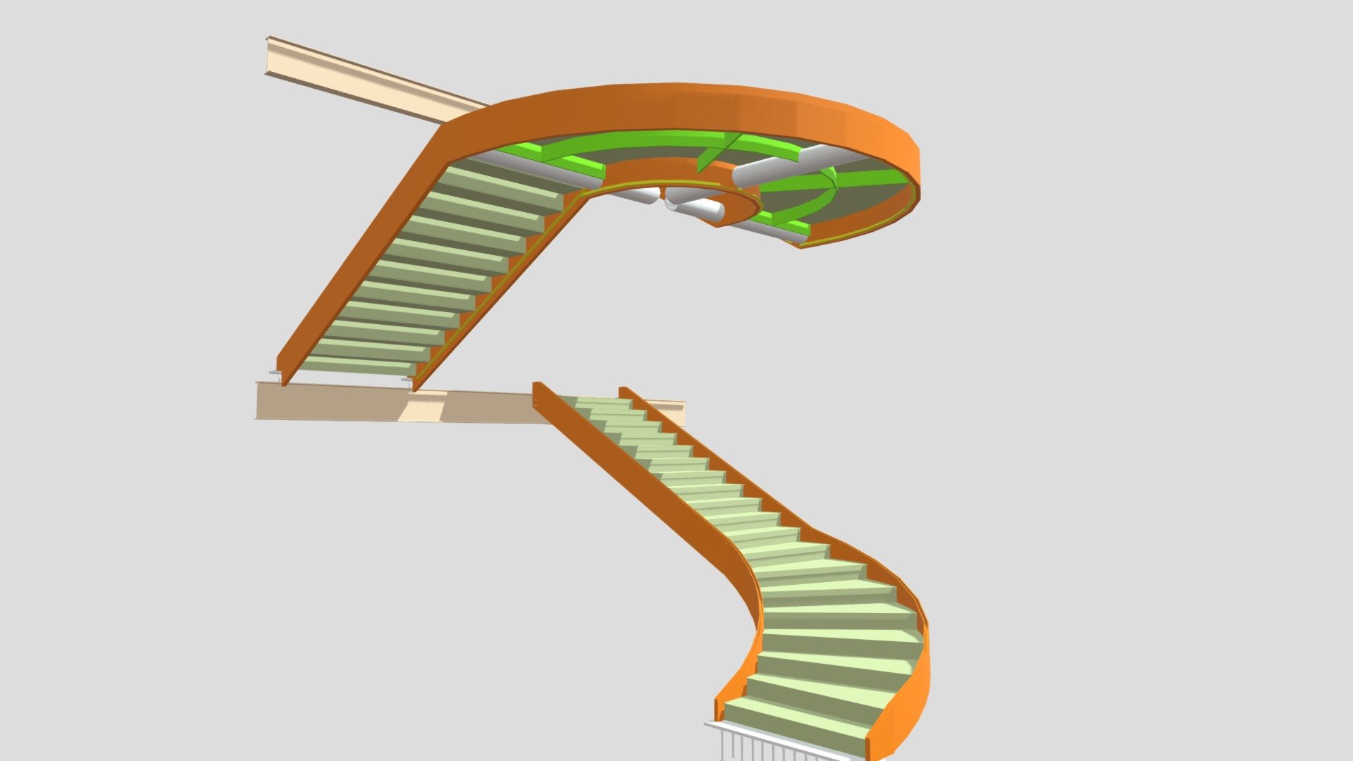 Int_Stair and Rail MODEL REV 11_16_23 BH Su Res - 3D model by JD Stairs ...