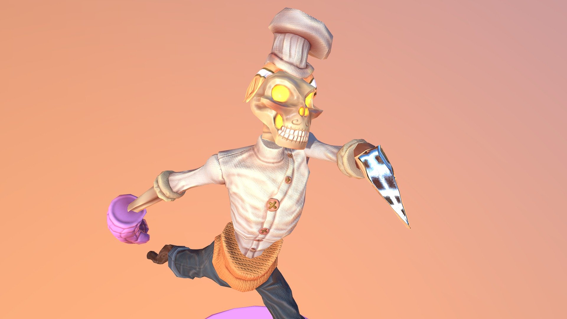 Pirate Skeleton, Q1 Margot D. heaj - 3D model by Margot D. (@Winterll ...