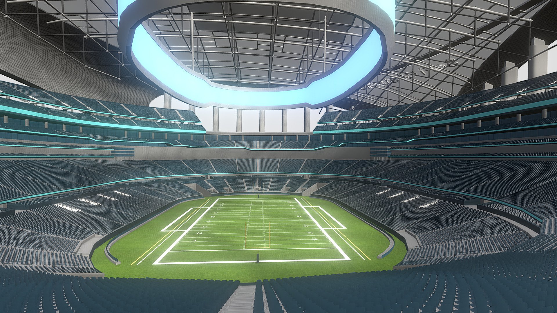 Sofi Stadium - Buy Royalty Free 3D model by 1Quad (@1.Quad) [845f056 ...