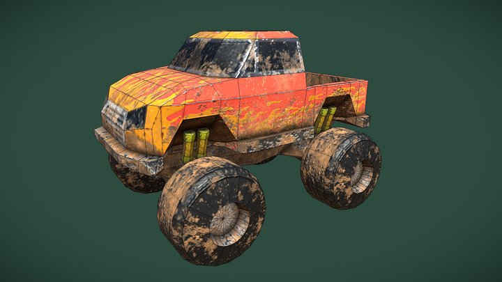 Monstertruck 3D models - Sketchfab