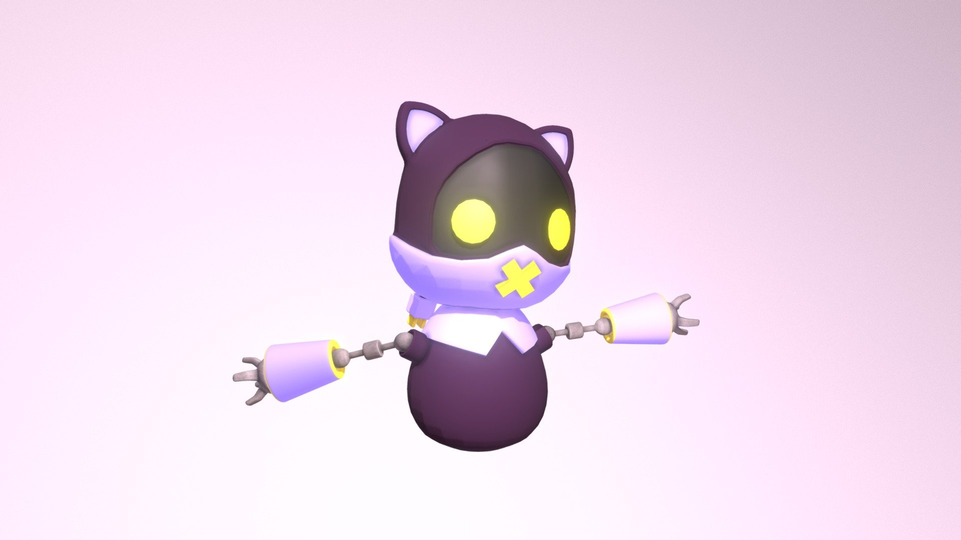 Robot Cat Double Spin - 3D model by Sara Wong (@whatswongwithme ...
