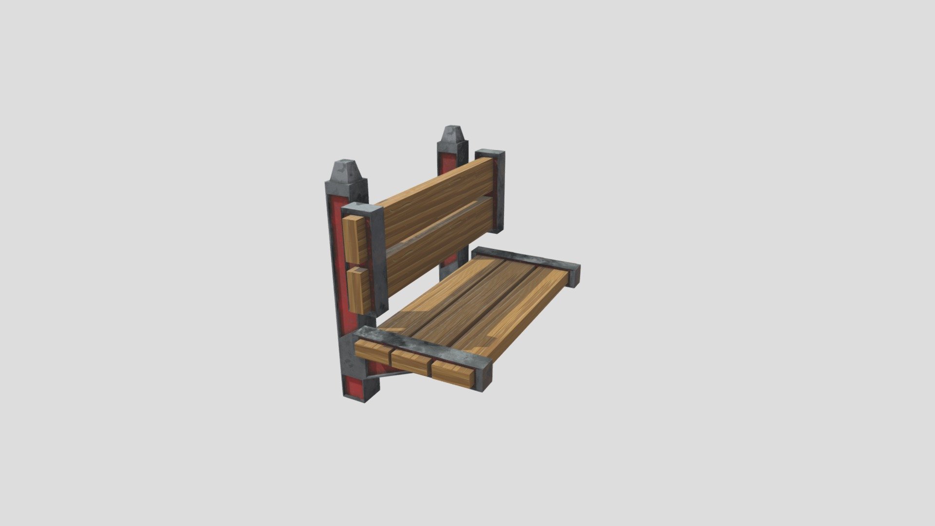 Stylized Bench - 3D model by Anton.Kasian.Edberg [8460f0e] - Sketchfab