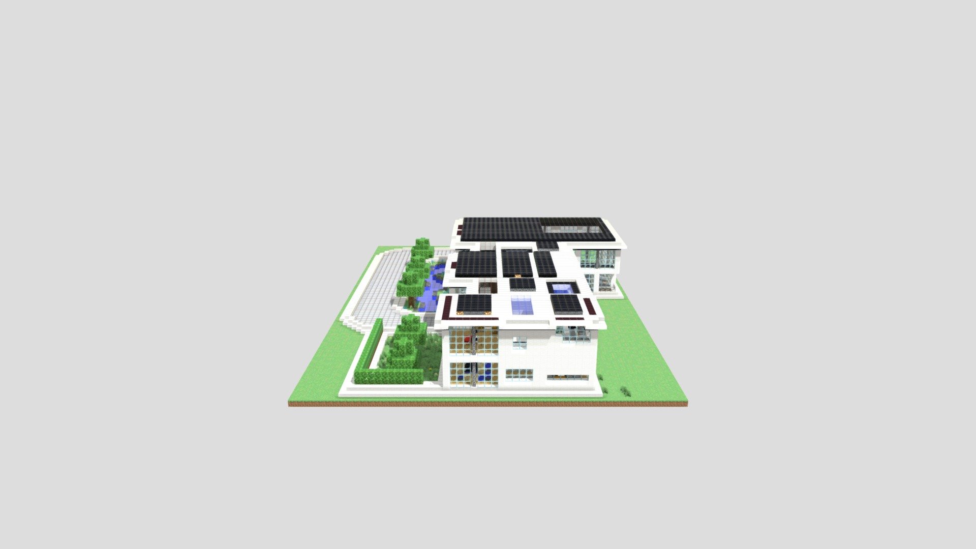 Large Modern House (Minecraft) - 3D model by F_E_N_I_X (@koryakov ...