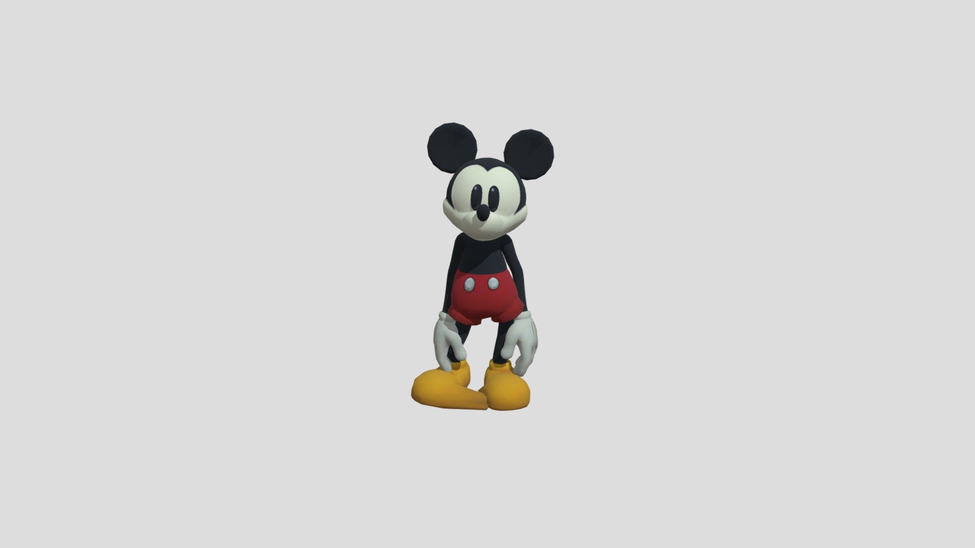 Mickey Mouse Gesture - Animated - Download Free 3D model by Renato ...