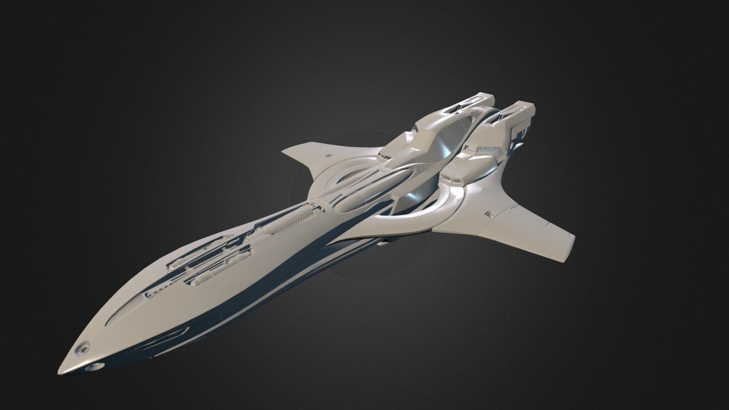 Kruger Intergalactic P-52 Merlin - 3D model by Star Citizen Art ...