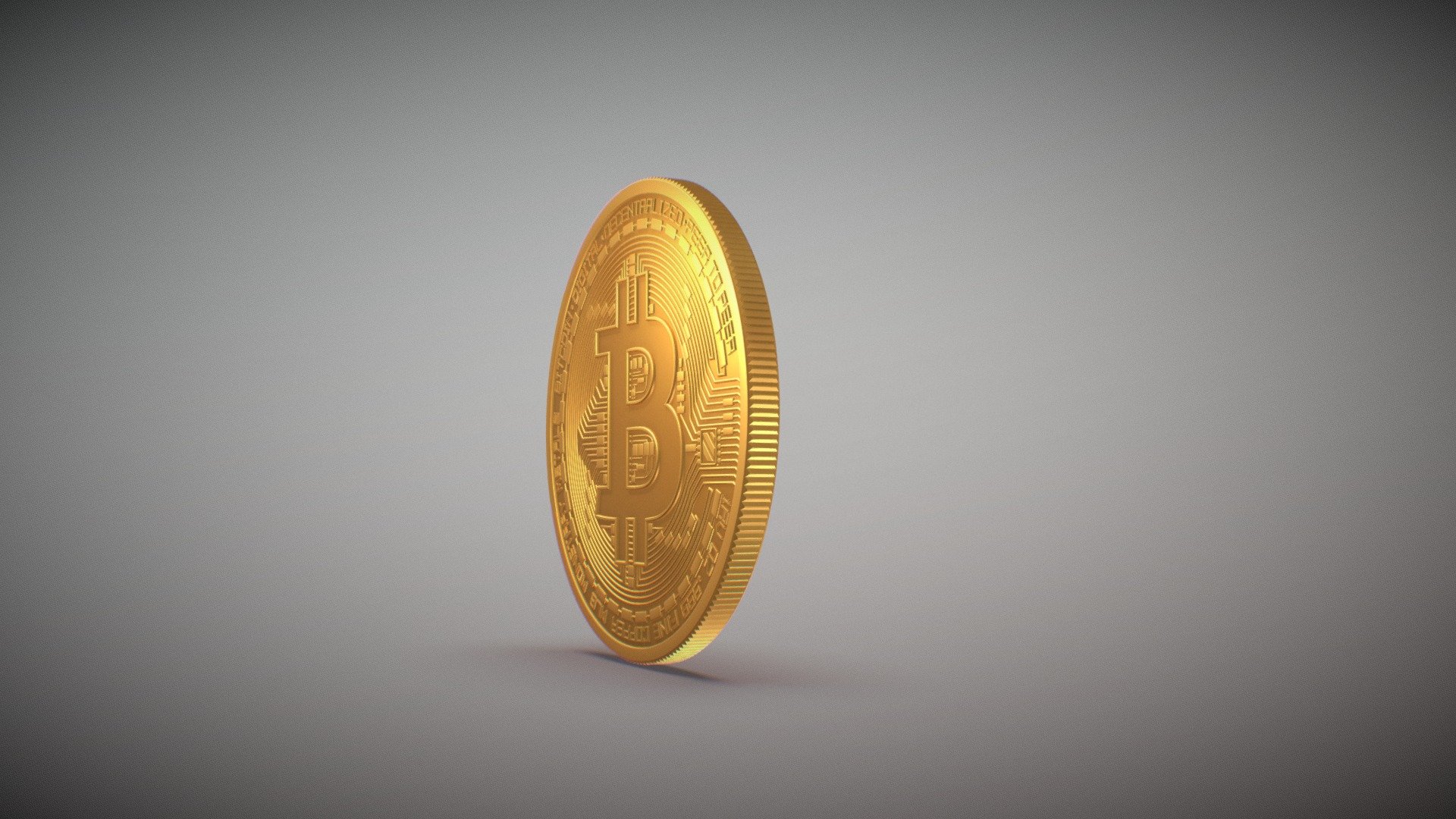 Bitcoin - Real high quality 3D Model - 3D model by bobooo76 [84620d8 ...
