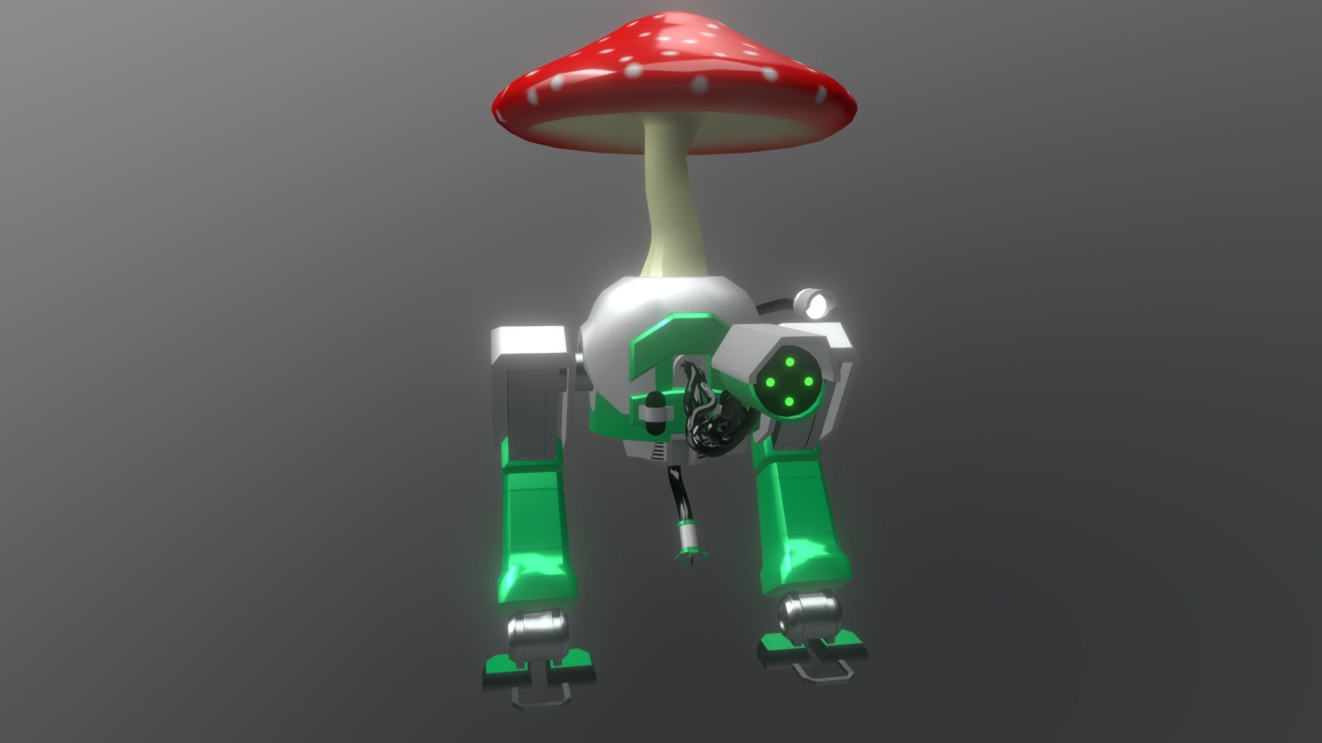 Mushroom-Bot - 3D model by Daniel9132 (@Daniel.Mendoza1) [84629bf ...