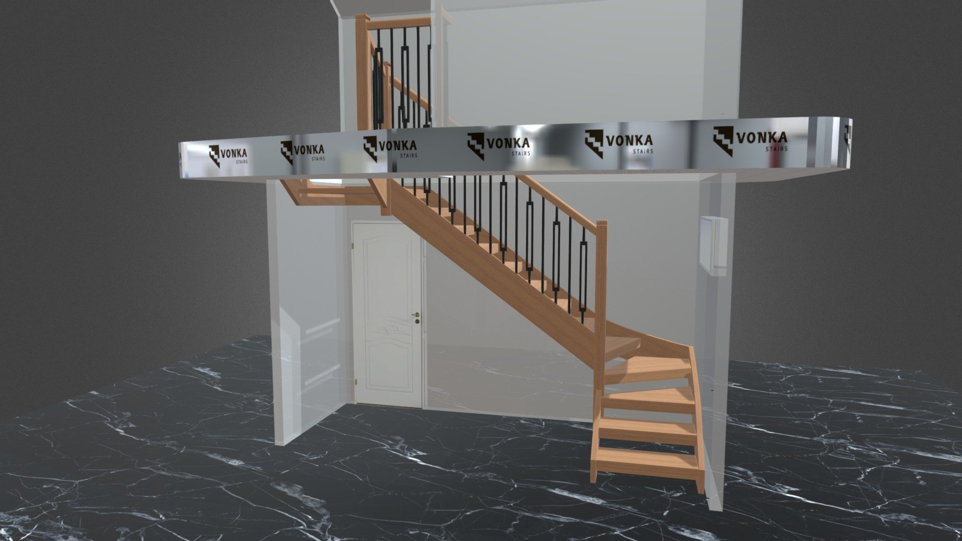 Poonam V3 - 3D model by Vonka Stairs Ltd (@vonka) [8463536] - Sketchfab