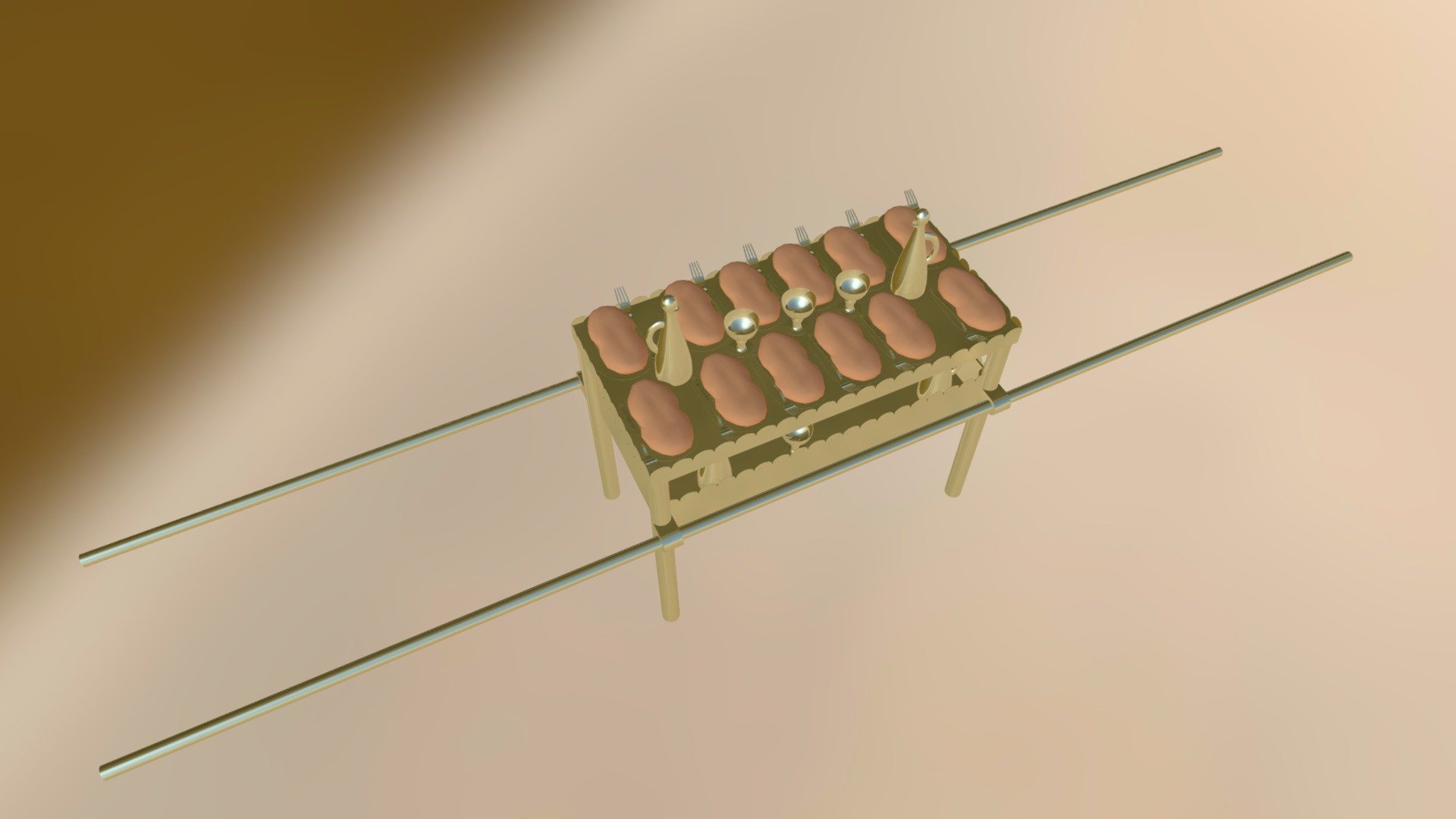 Table Of Shewbread Of The Tabernacle - Download Free 3D model by ...