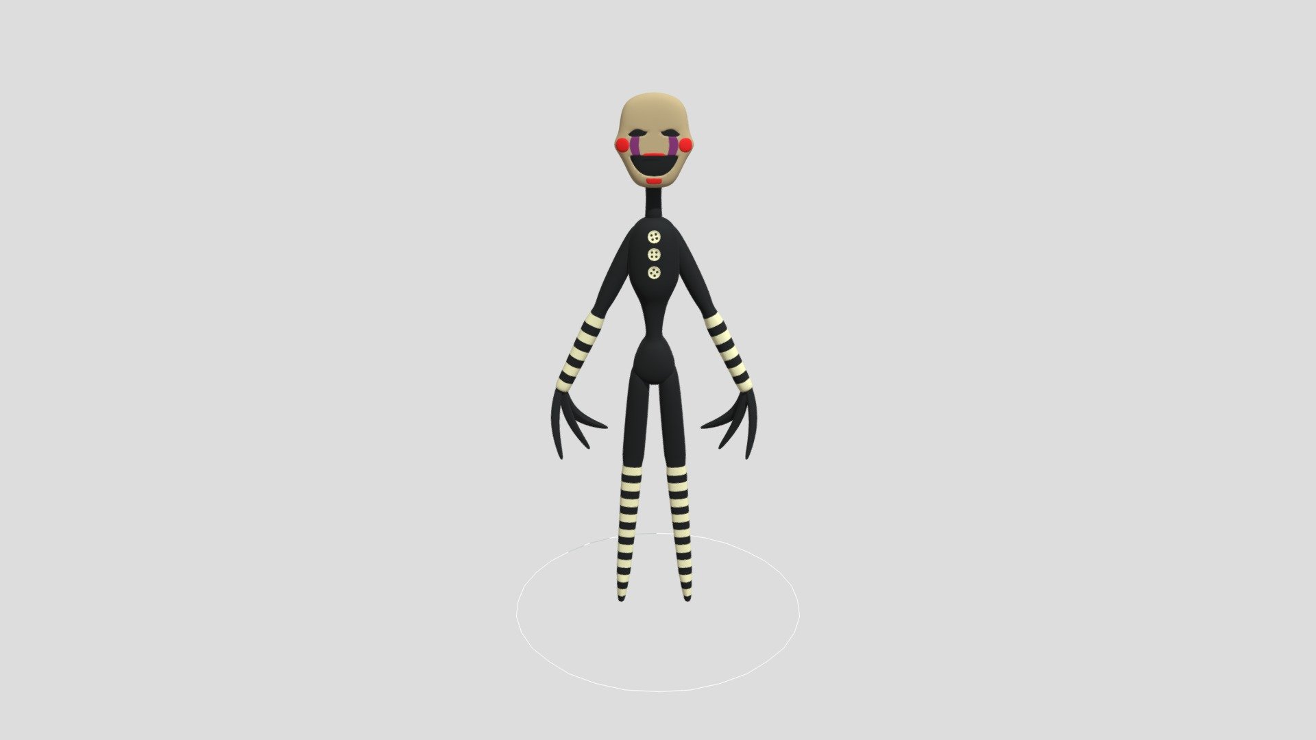 Fnaf-2-the-puppet - 3D model by monkegod505 [84649d9] - Sketchfab