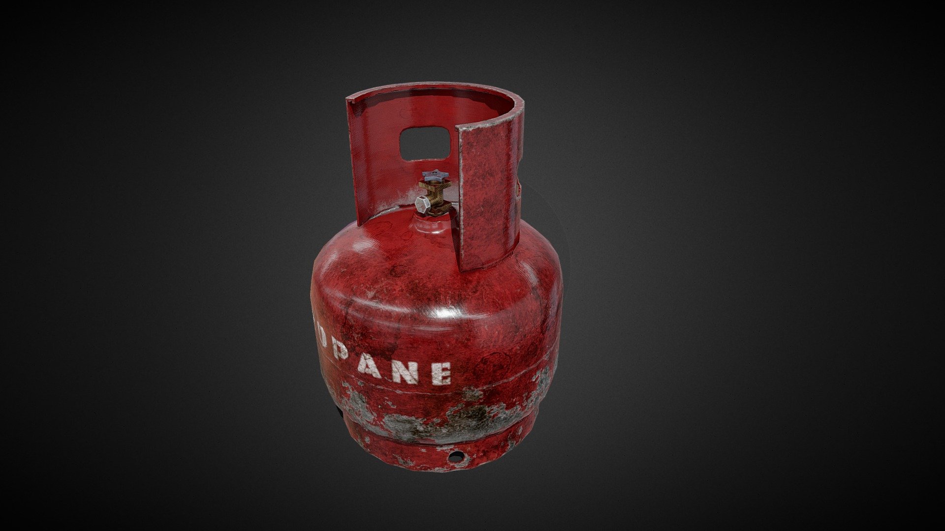 propane tank 5L - 3D model by GeorgeKorsun [84650b2] - Sketchfab