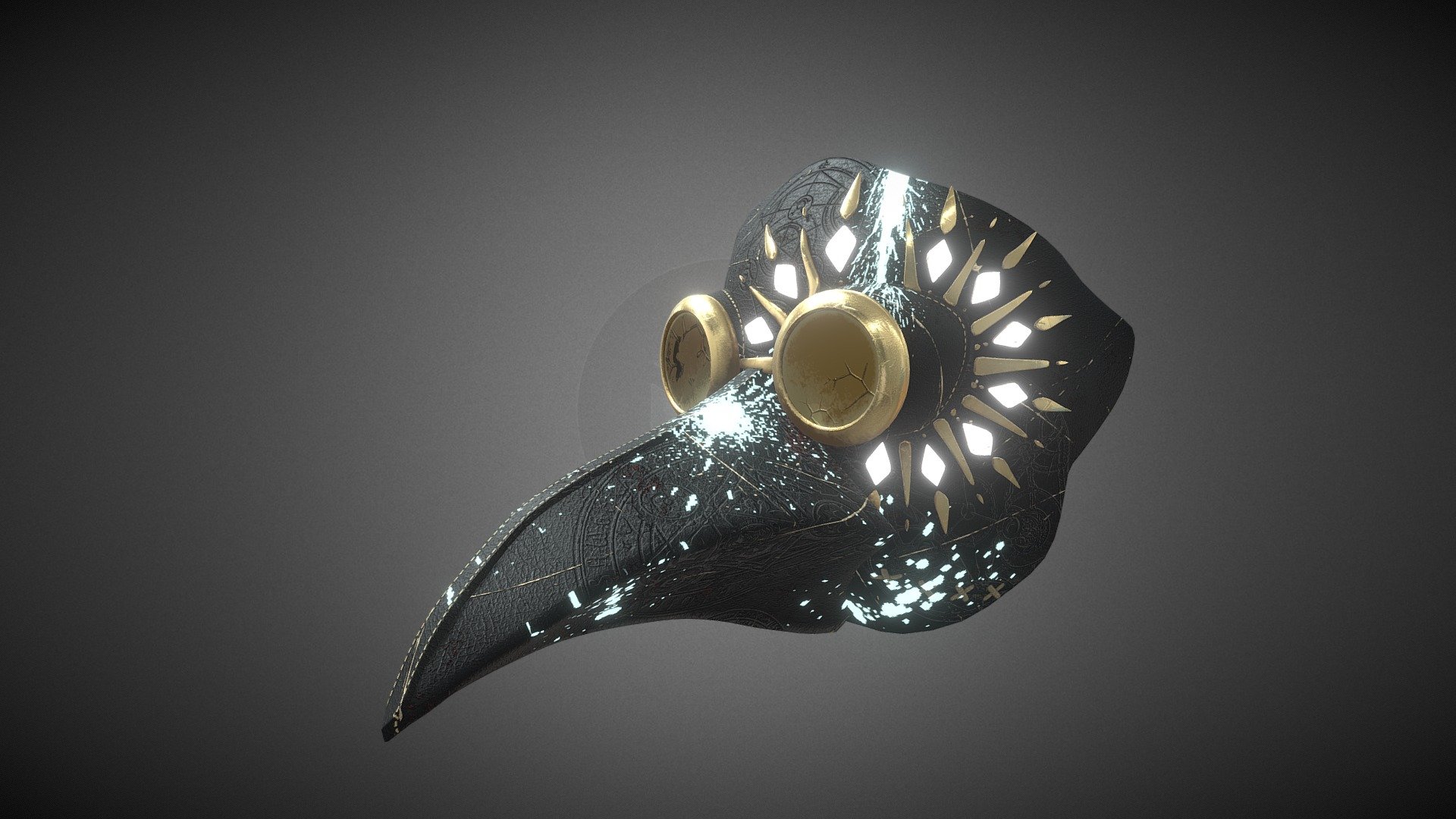 Plague Doctor Mask - 3D model by Hashbrownnn [84672e1] - Sketchfab