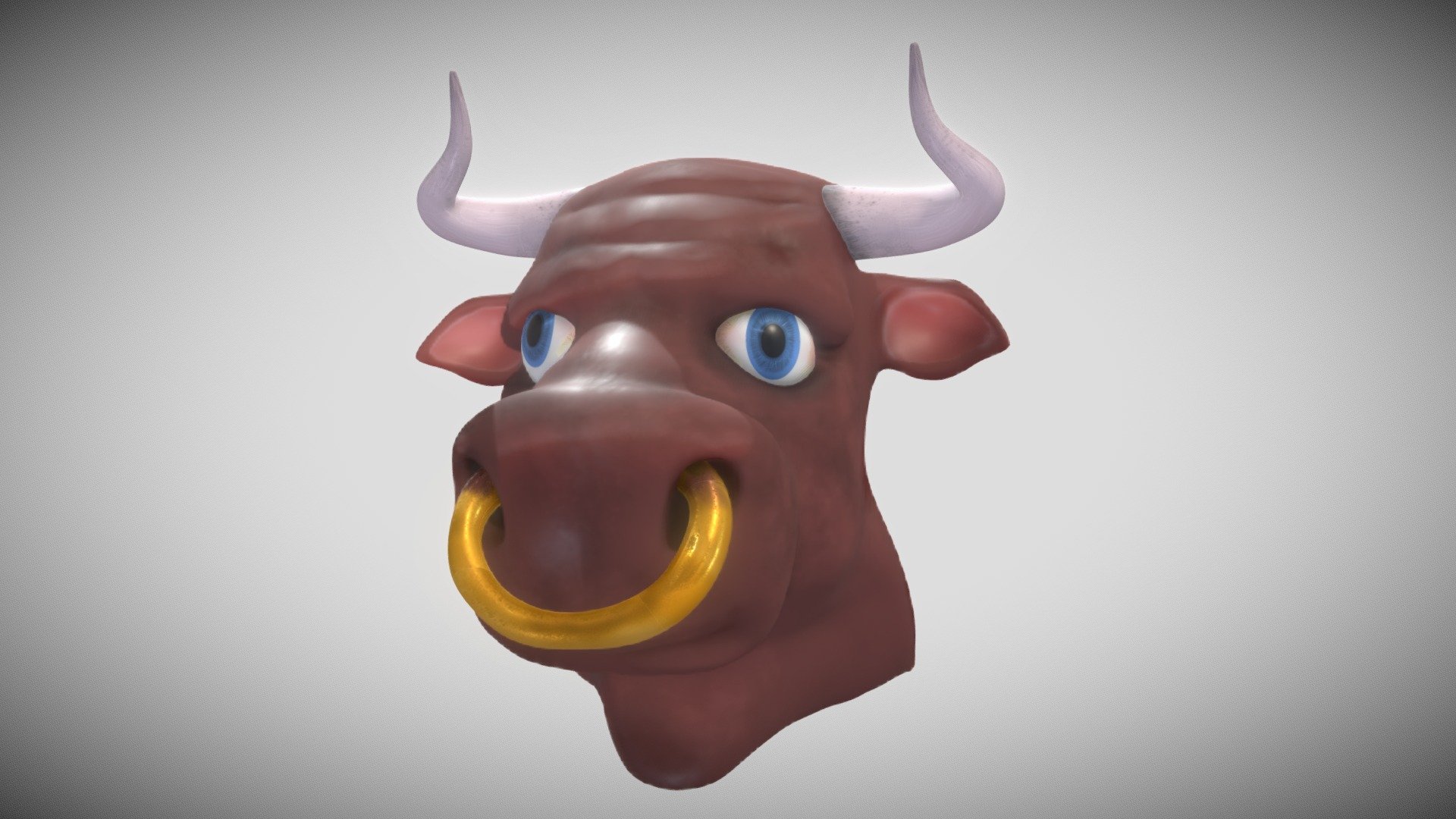 Bull Head - Download Free 3D model by Carlos.Maciel [84673ce] - Sketchfab
