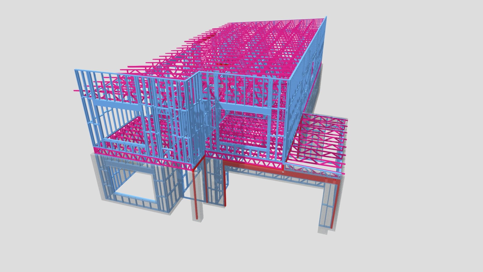 Tuff Truss - Example 420m² - 3D model by Tuff Truss & Frames ...