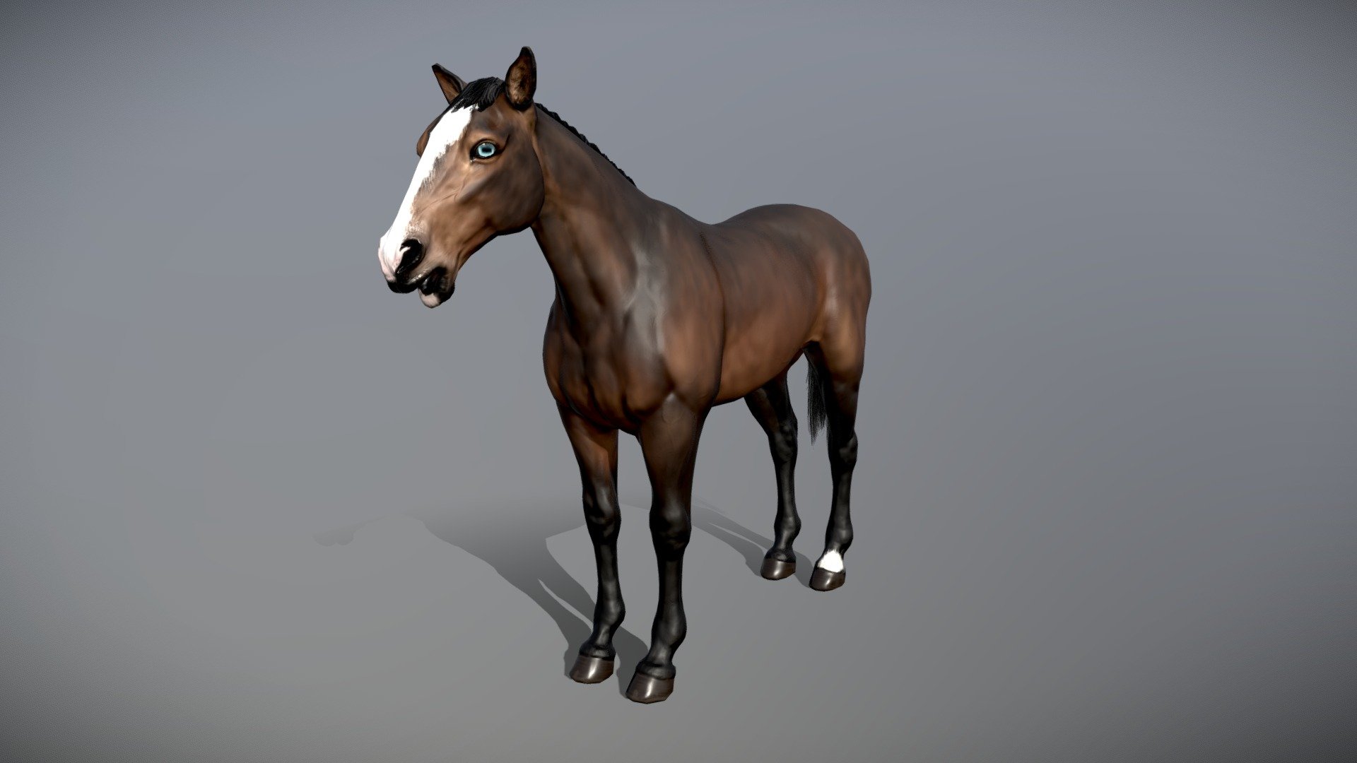 Horse - Buy Royalty Free 3D model by Panki6 [846b00d] - Sketchfab Store