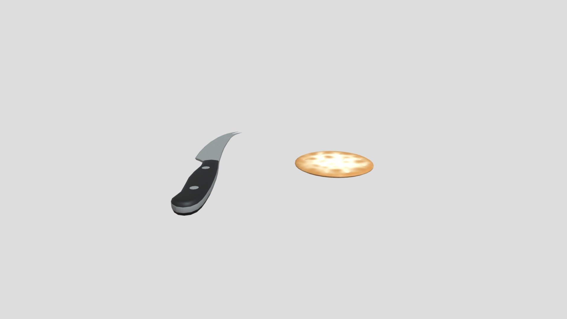 MD4442 Reference: UV & Texture (Knife & Cracker) - 3D model by ...