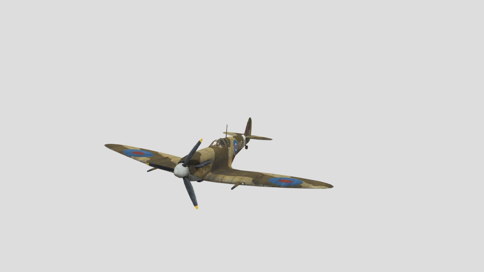 Aircraft(Spitfire)+motion - Download Free 3D model by Kapi777 [846b96b ...