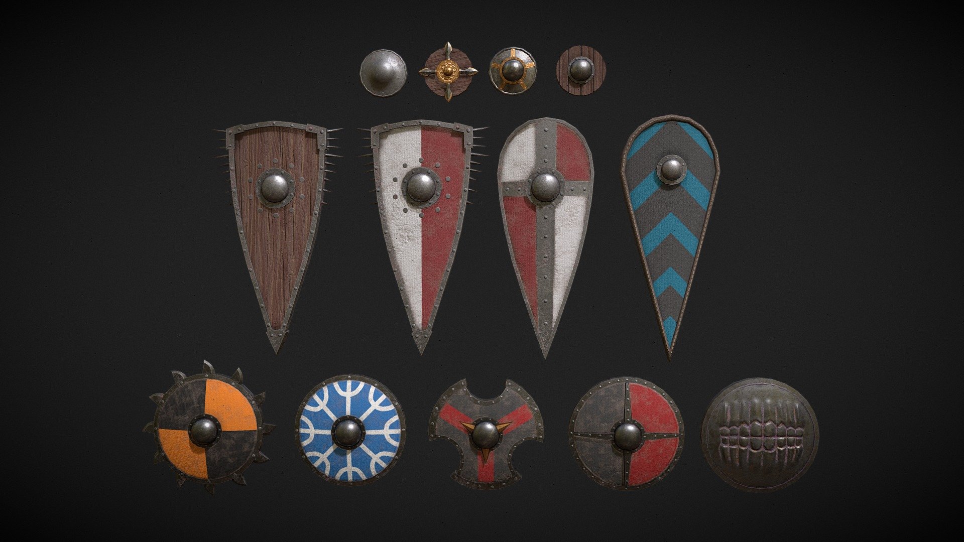 Shields for BG3 - Download Free 3D model by guigodead [846c529] - Sketchfab