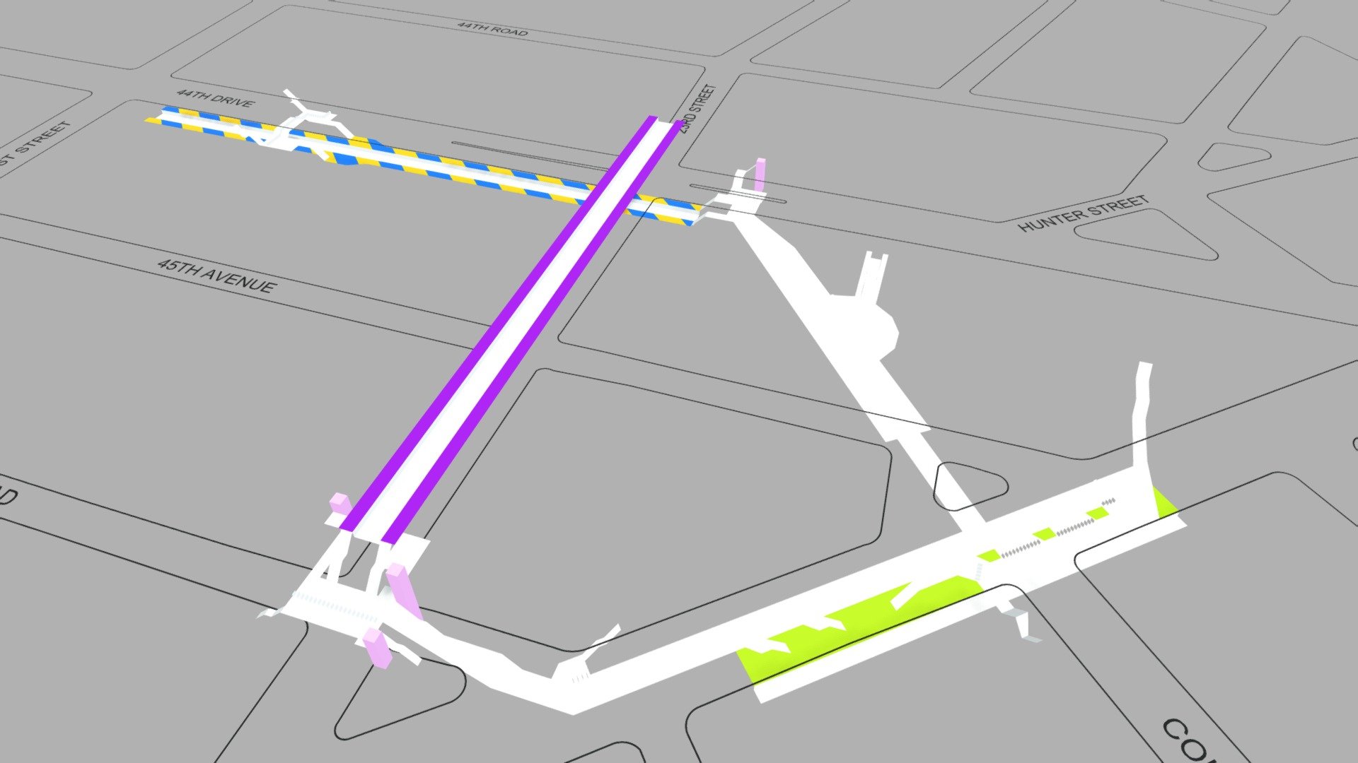 23 St + Court Sq - Court Square Subway Station - 3D model by ...
