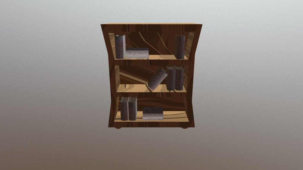 Bookshelf Design - 3D model by CrimsonK3y [8471d9d] - Sketchfab