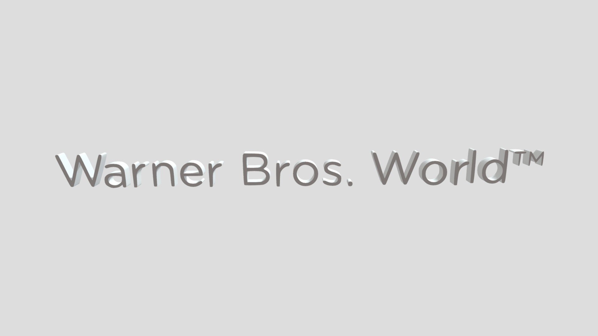 Warner Bros logo white - Download Free 3D model by nicmitham [8471ffb ...