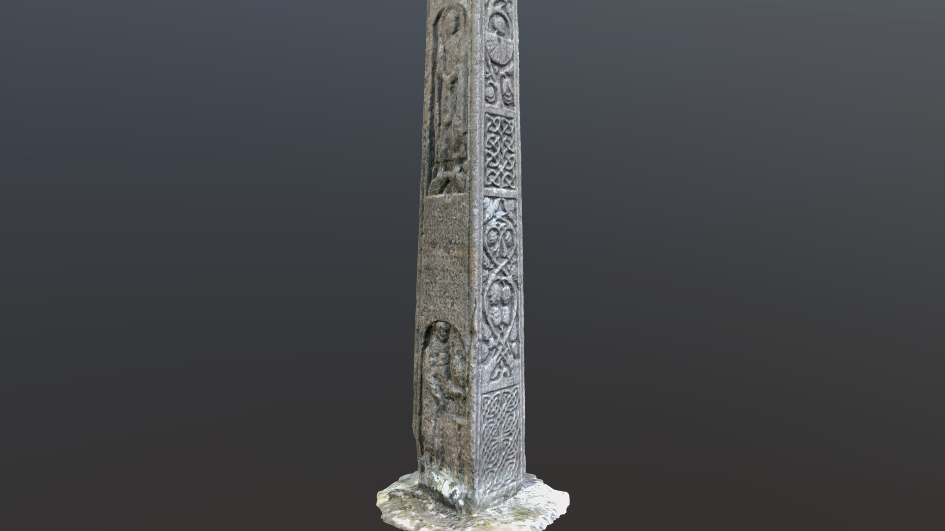 Anglo-Saxon cross at Bewcastle (lower-res) - 3D model by obscure ed ...