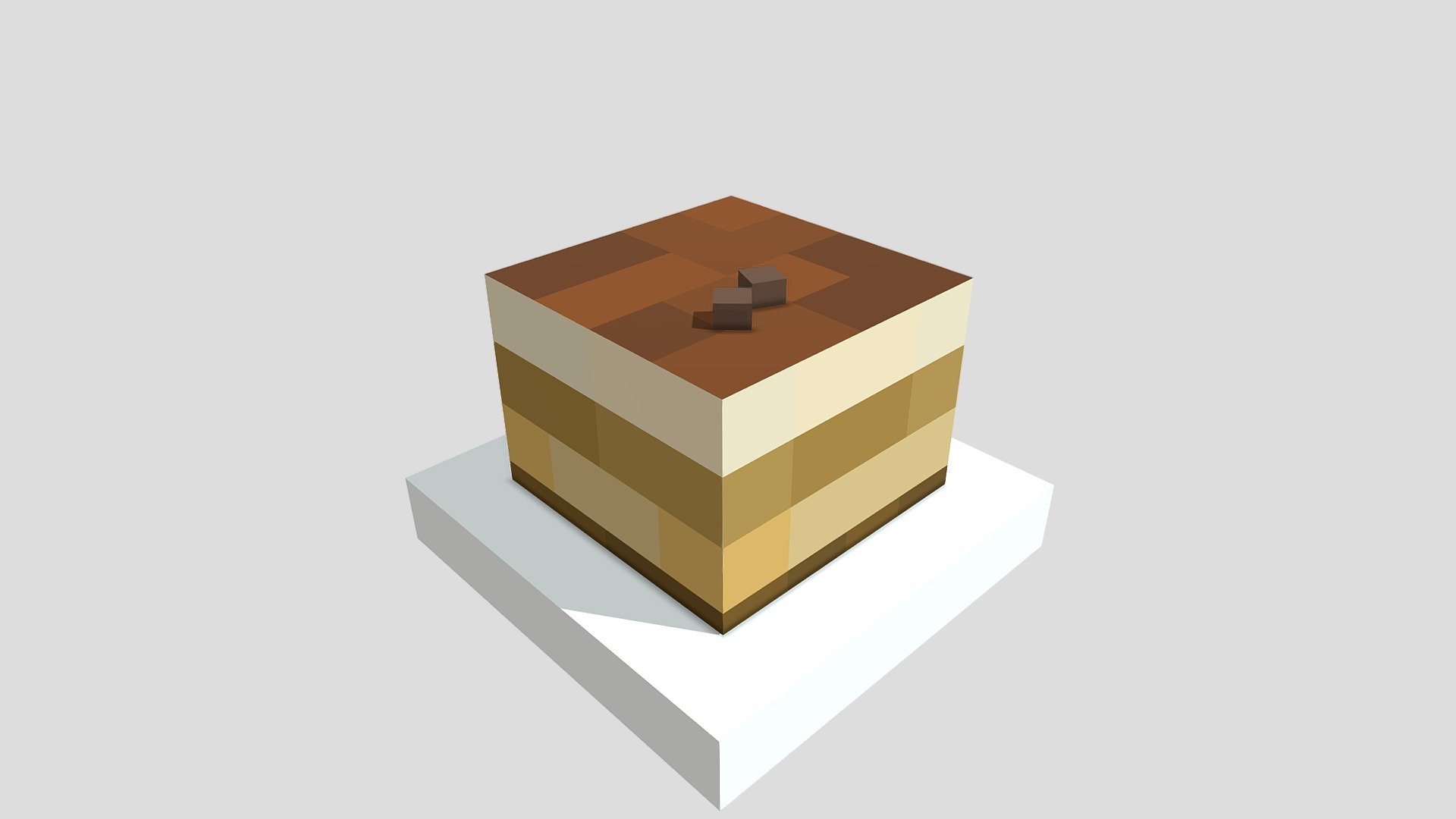 Tiramisu - 3D model by Siegreich (@primegreich) [8473e8f] - Sketchfab