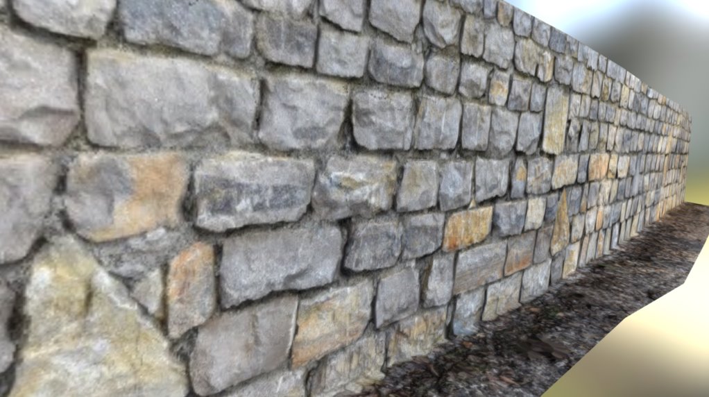 Stone wall low poly - 3D model by The Kala Ce (@harishrbat987) [8474973 ...