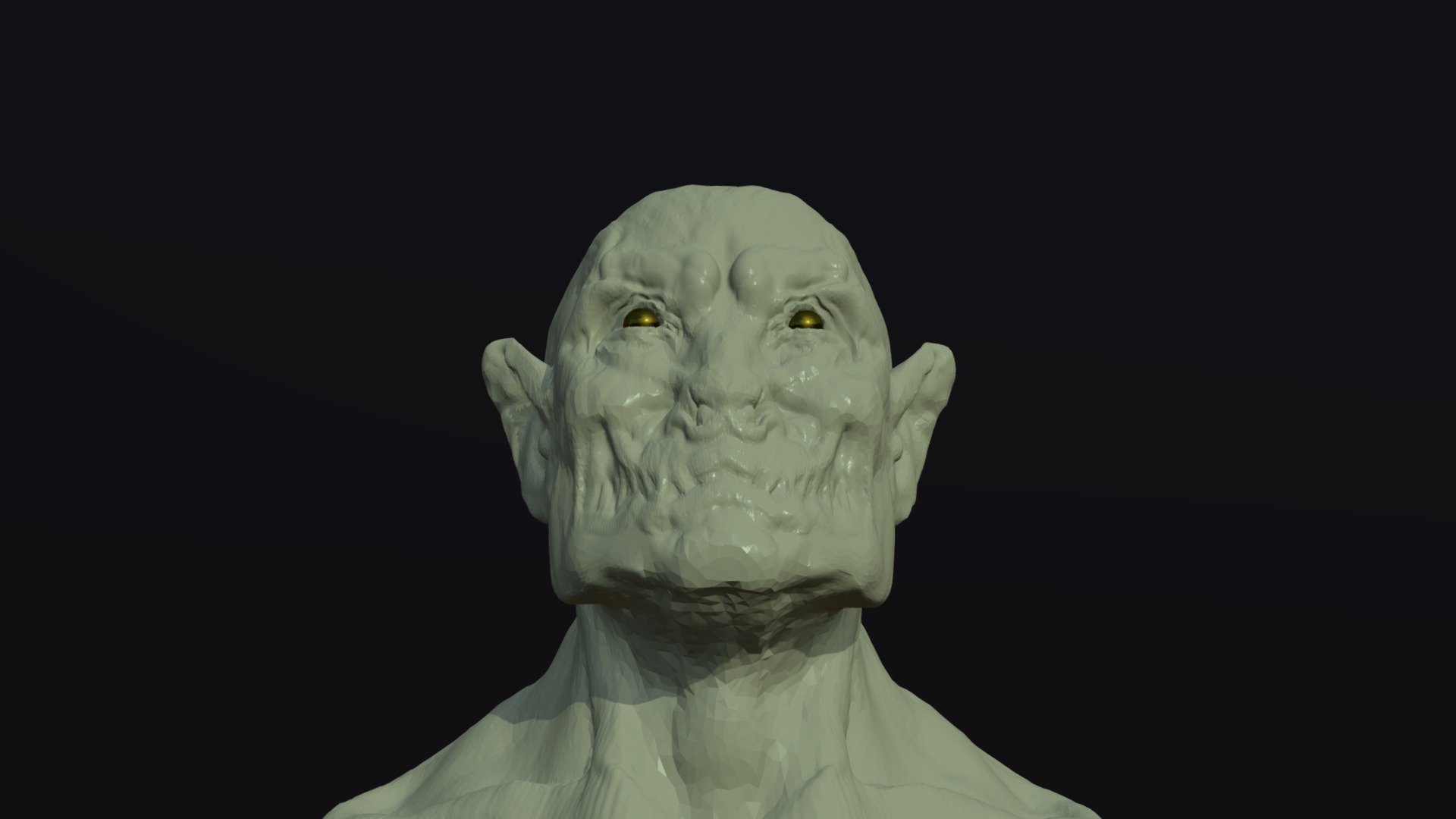 Orc face - 3D model by Giovanni Ambrogio (@GiovanniAmbr) [8474a99 ...
