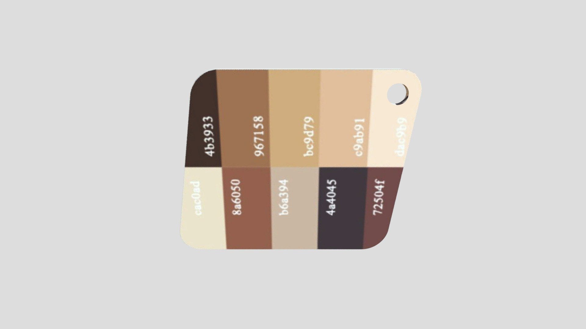 Skin Color Palette Final - 3D model by Capture It In 3D (@CaptureMeIn3D ...