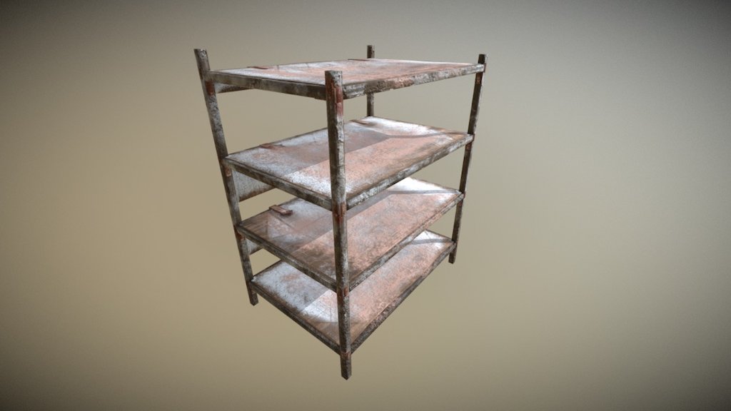 Wooden rack - Download Free 3D model by JonhGillessen [8475024] - Sketchfab