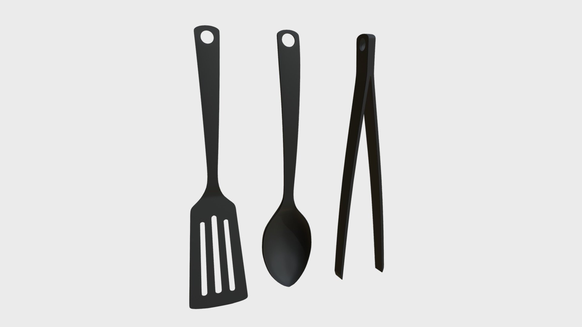 Three kitchen tools set - Buy Royalty Free 3D model by ...