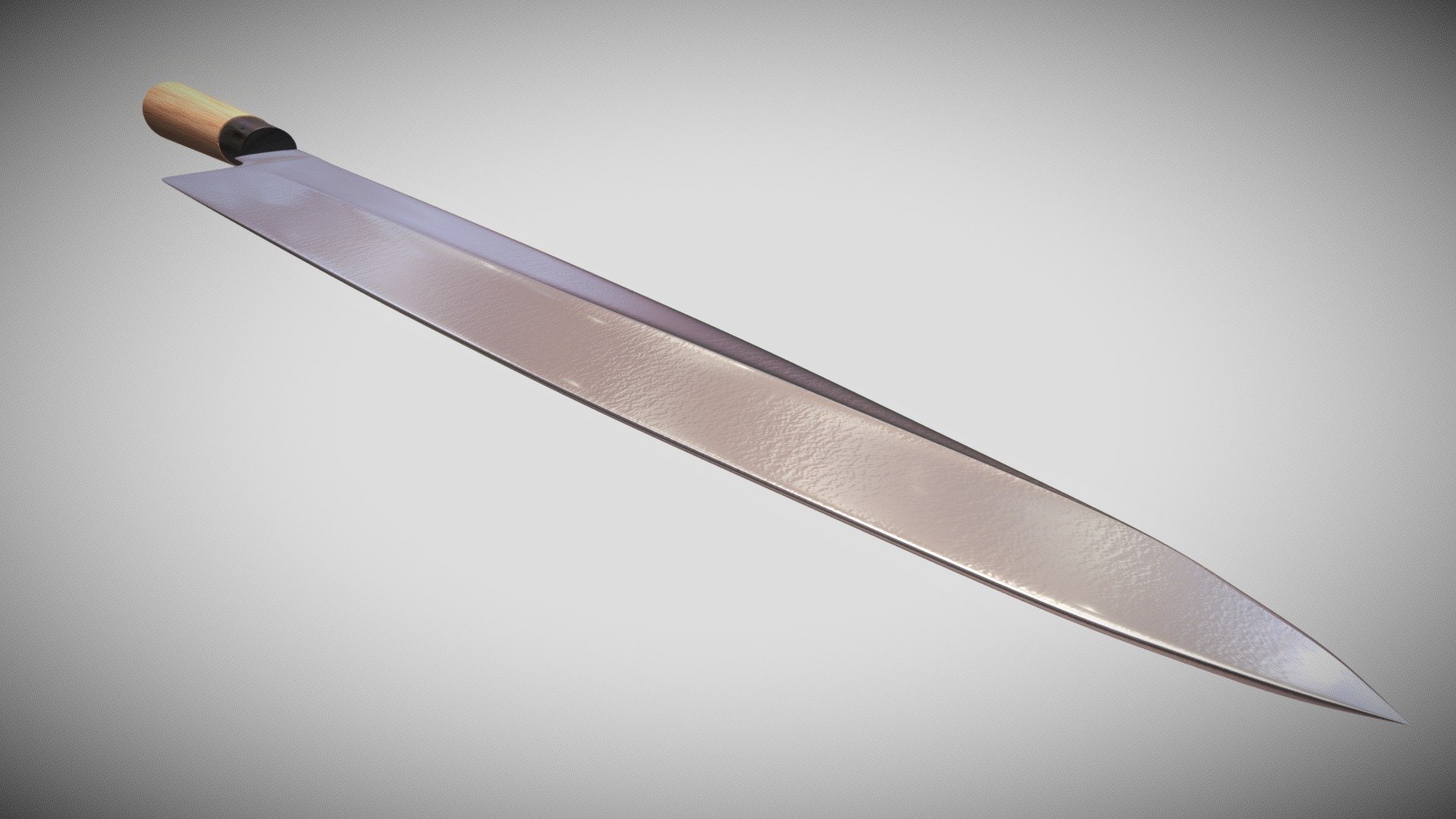 Japanese Knife - Download Free 3D model by Rinkuchi [8476cf1] - Sketchfab