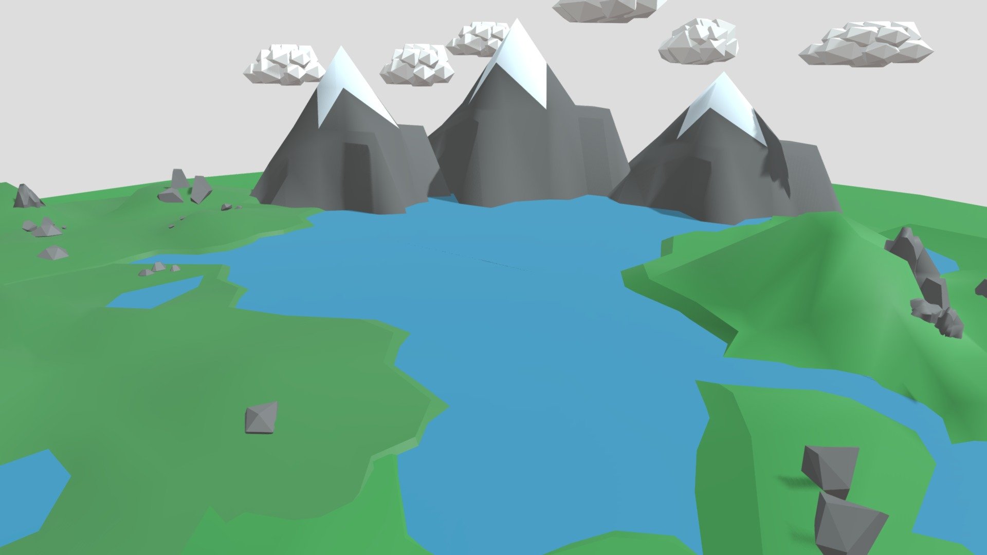 low_poly_environment_stilized - 3D model by convrseai [8476ee3] - Sketchfab