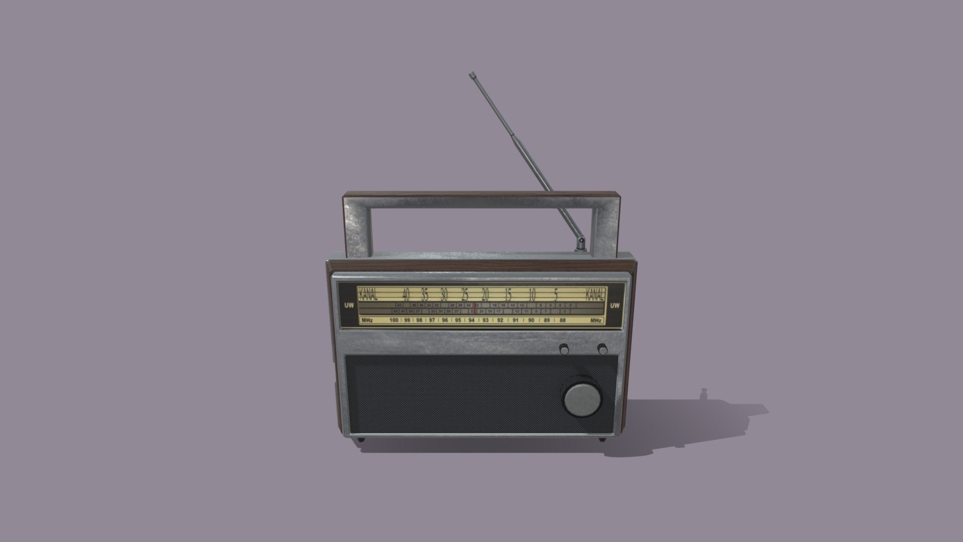 Old retro radio - Download Free 3D model by Kristiyan Marinov ...