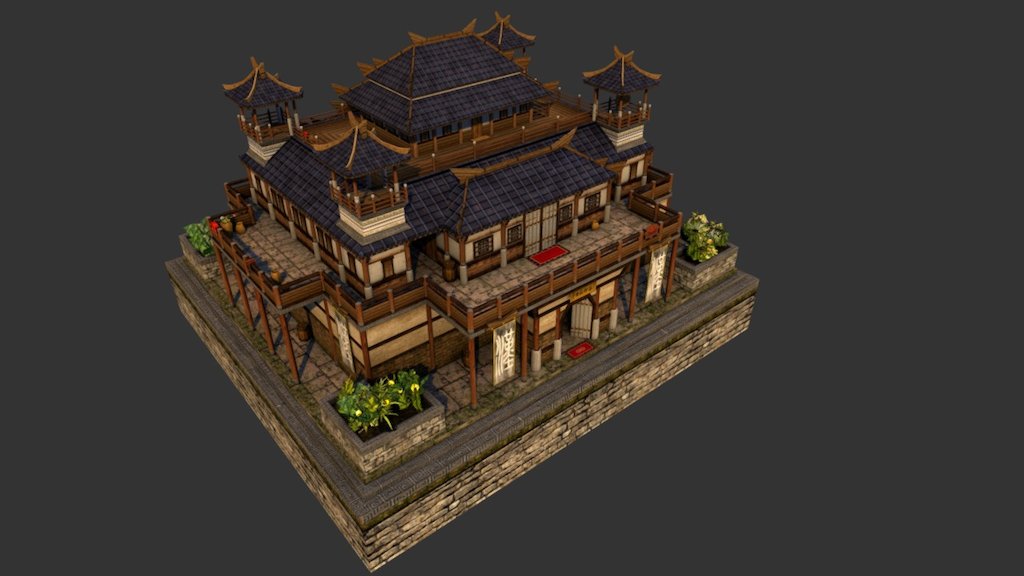 Weiyang Palace - 3D model by Stanislas Dolcini (@StanislasDolcini ...
