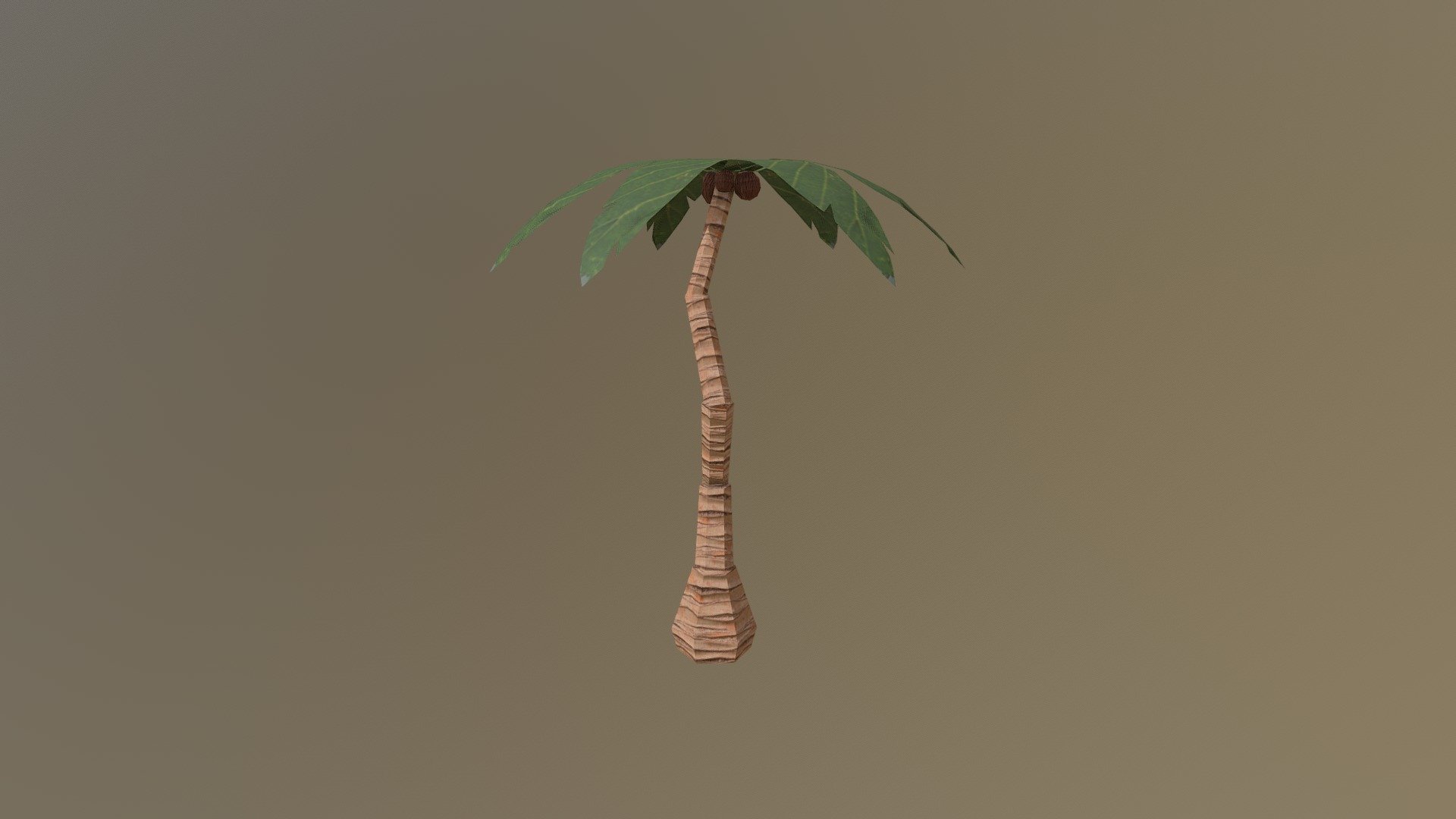 Low Poly Palm Tree - 3D model by Driancar [8479204] - Sketchfab