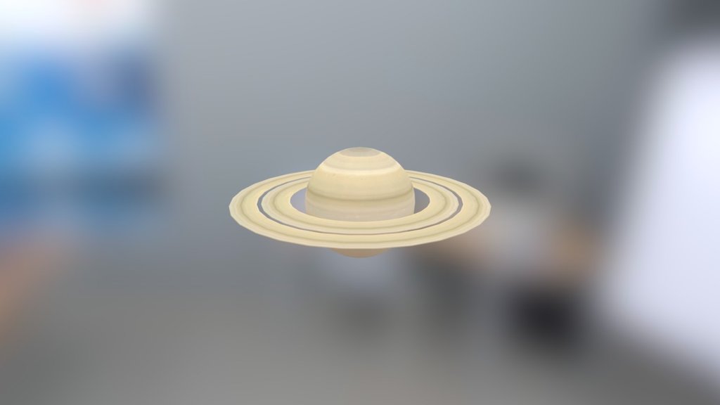 Planet Saturn - 3D model by saadchau [8479549] - Sketchfab