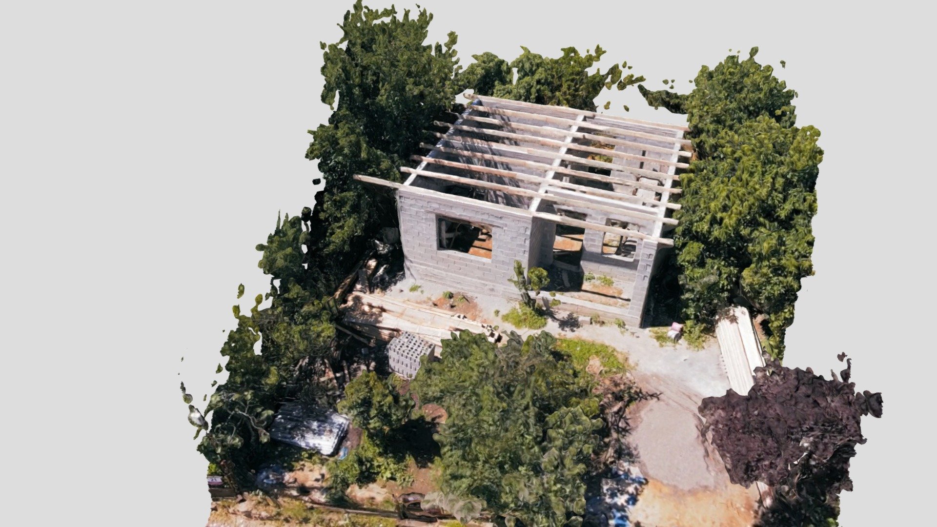 Gora - House building in progress - Download Free 3D model by ...