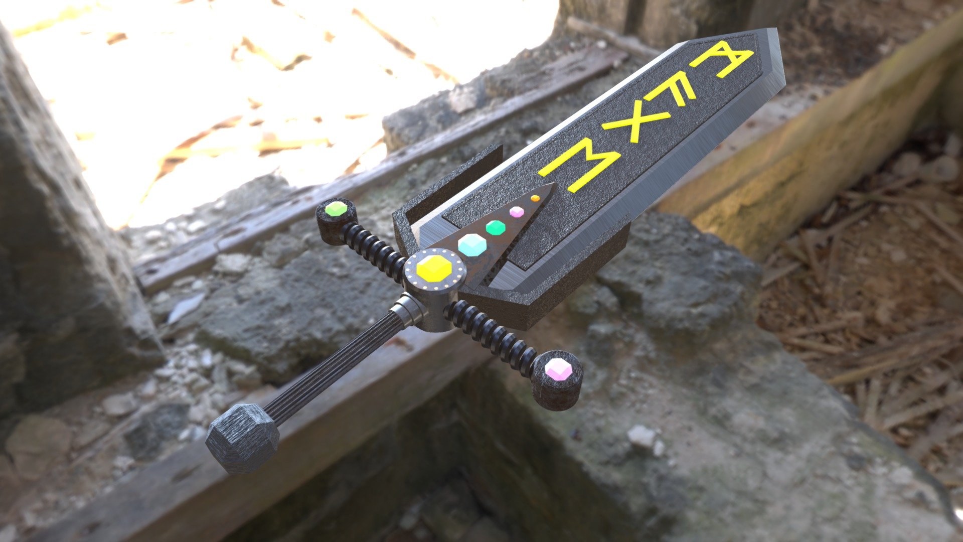 Magic Mage Sword - Download Free 3D model by Joel_Zen [847c6b1] - Sketchfab