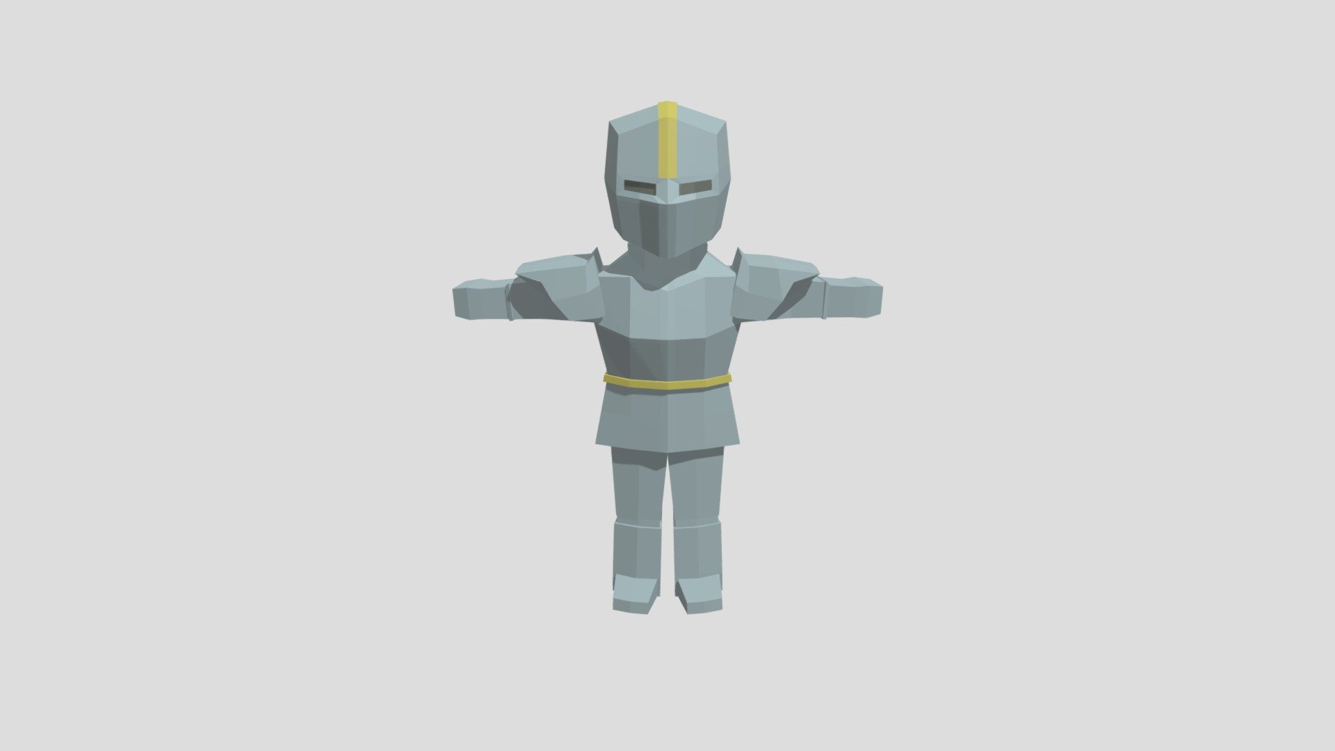Low-Poly Knight - Download Free 3D model by Saskia (@zasl) [847cc18 ...