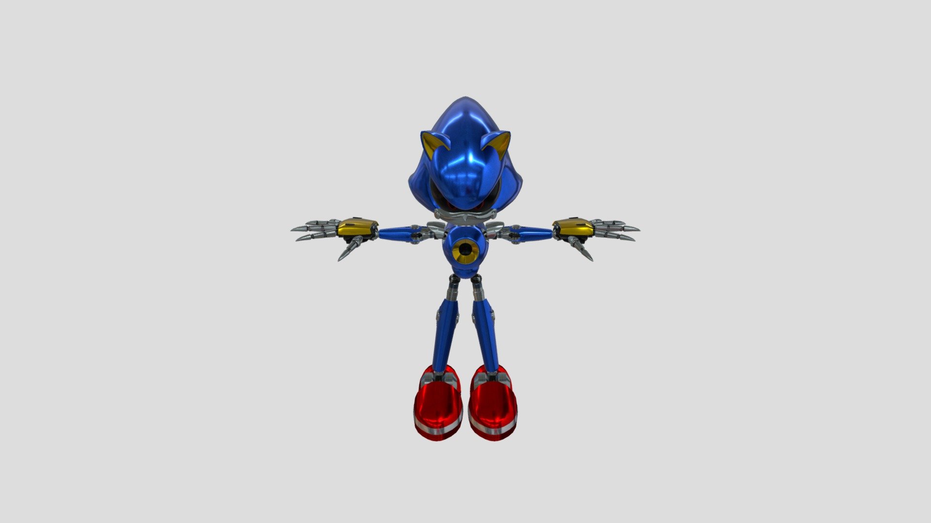 Metal_Sonic - 3D model by coolguy125 [847cec1] - Sketchfab