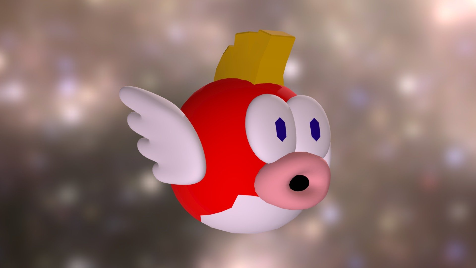 Cheep Cheep (Red) - 3D model by Mario_3D (@Mario_Unity) [847d138 ...