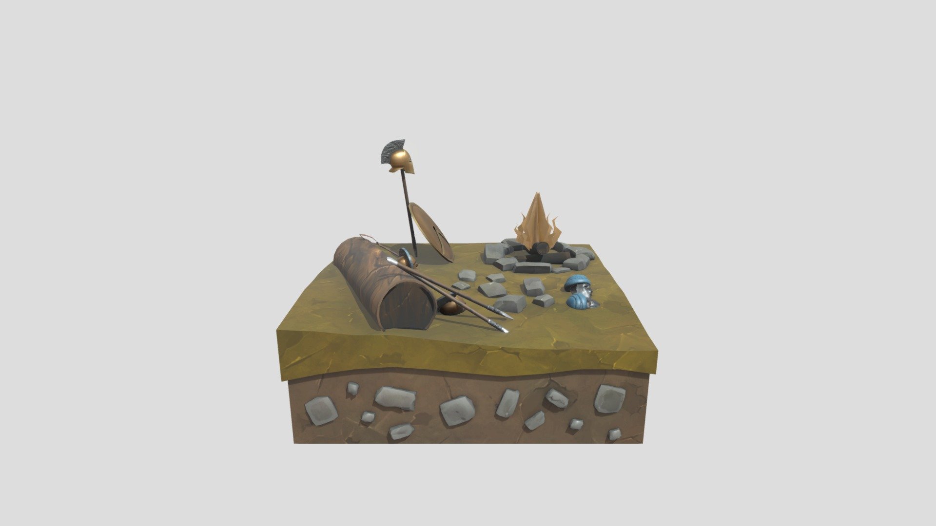 Battle of Thermopylae - Campfire - 3D model by WHI19202056 [847d583 ...