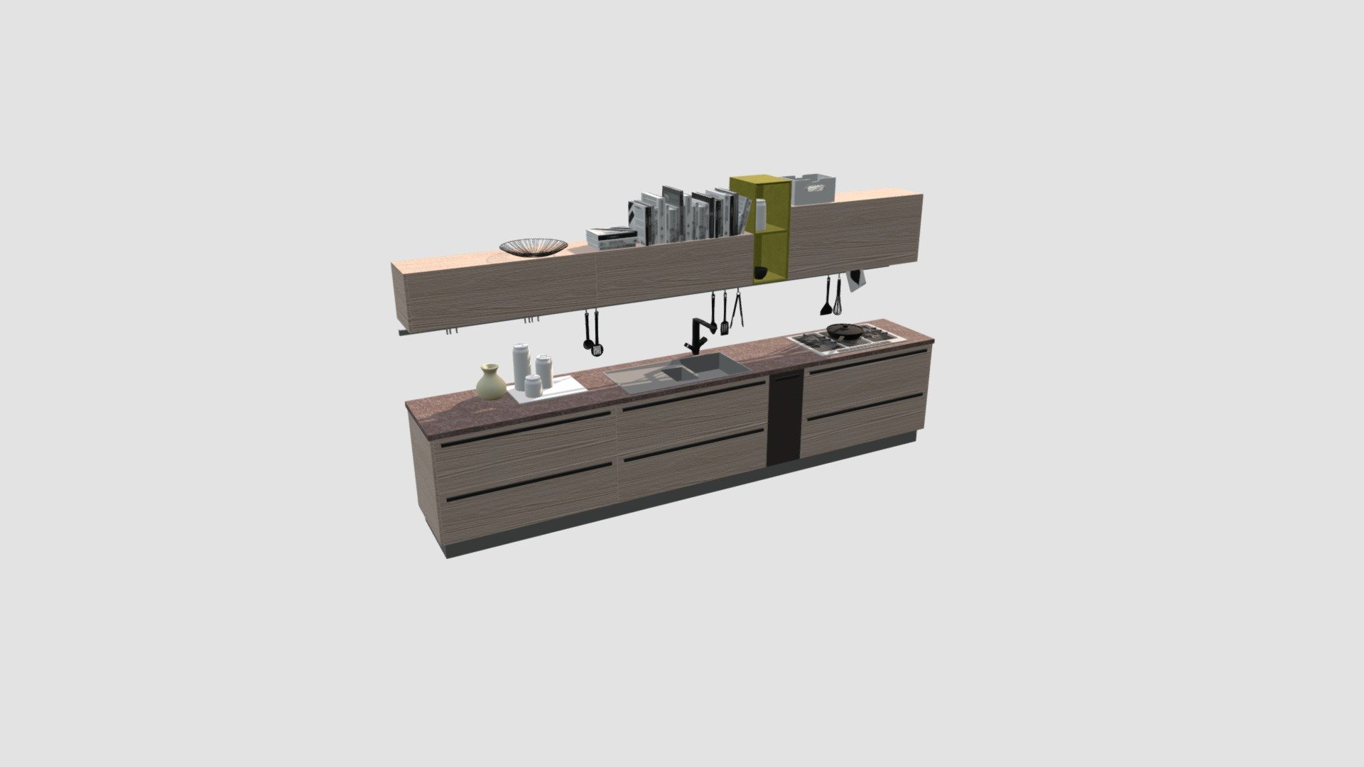 kitchen - Buy Royalty Free 3D model by Evermotion [847dfb9] - Sketchfab ...