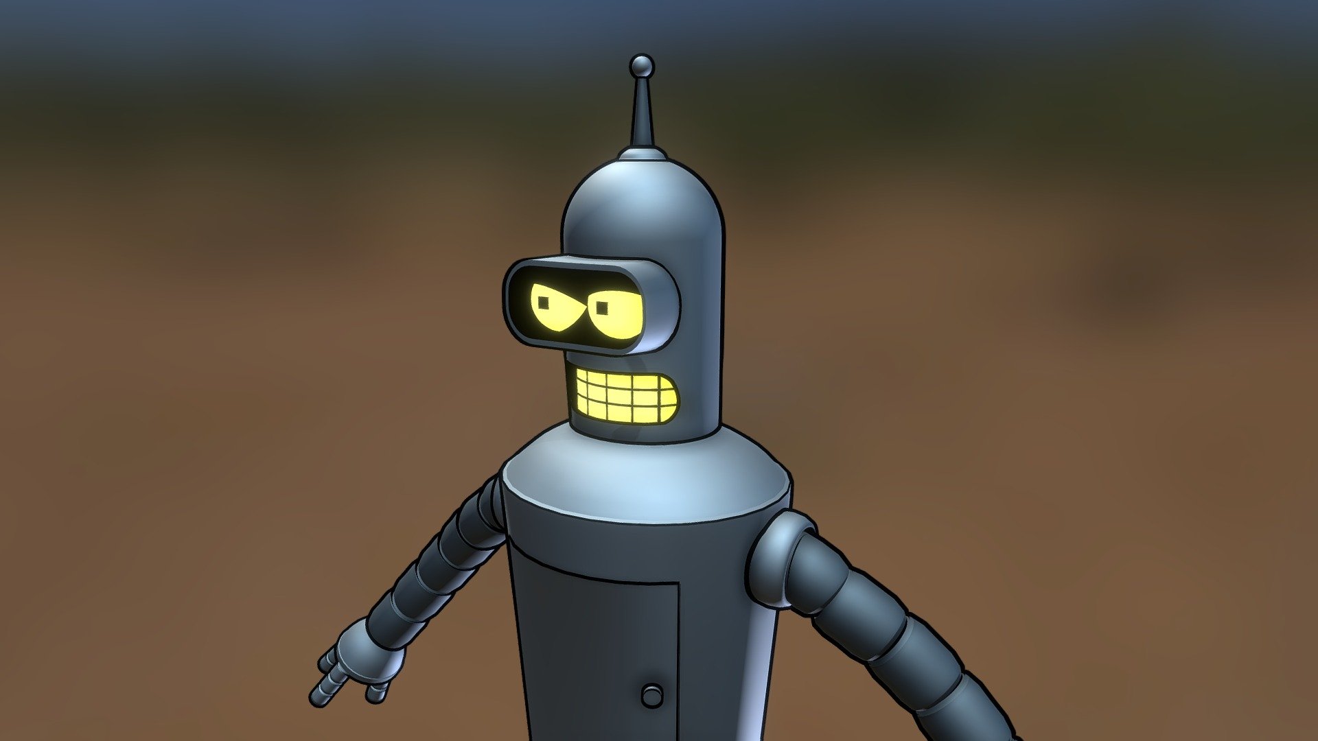 Bender (Futurama) - Download Free 3D model by PublicAccess (@public ...