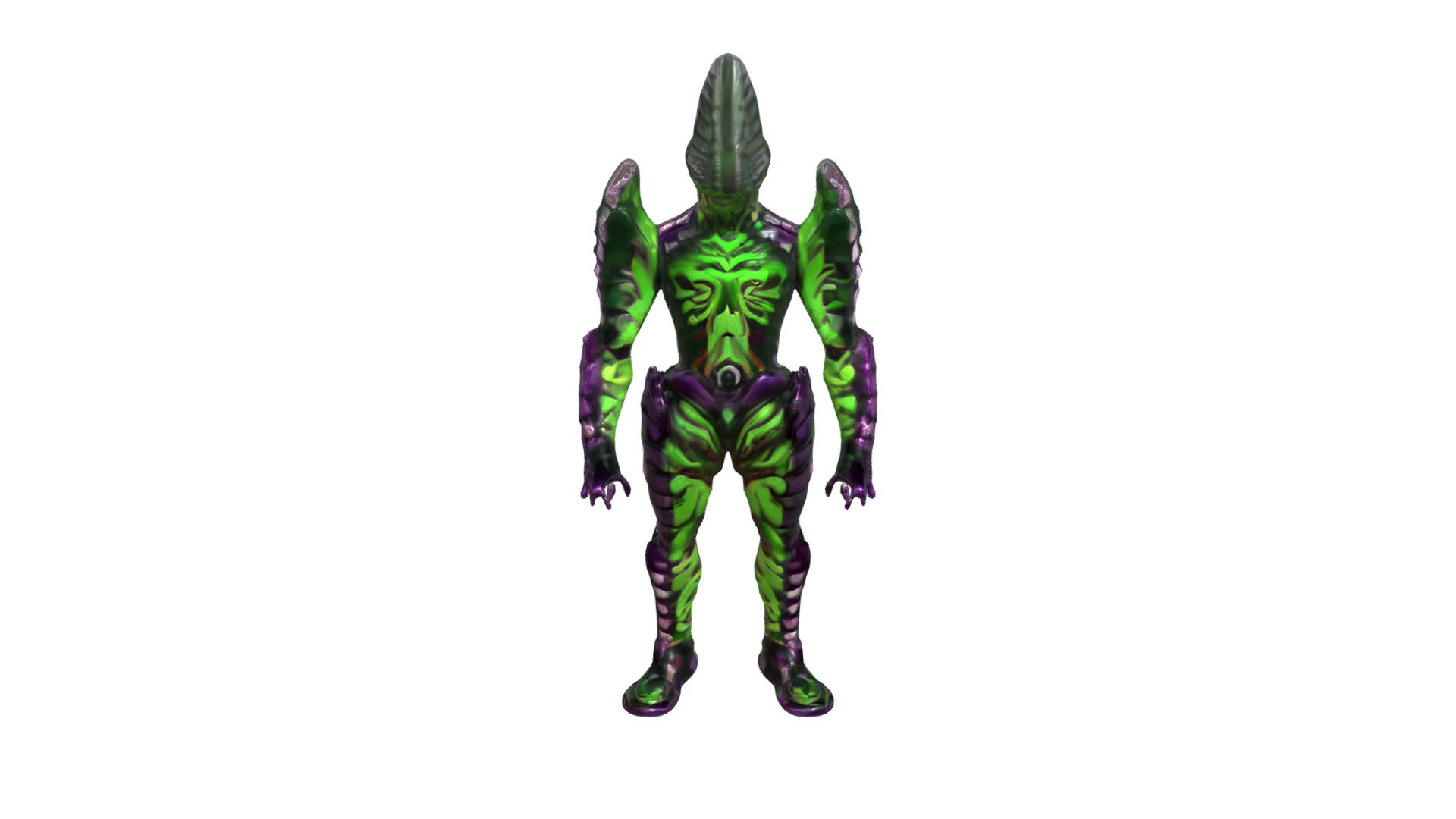 Illuminati Wars - Alien Warrior - 3D model by TheRealGlaucus [847f634 ...