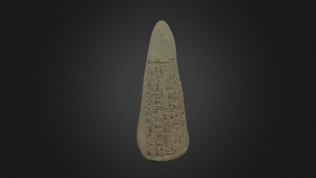 Foundation Cone - 3D model by Shamlu Archaeological Mission (@Shamlu ...